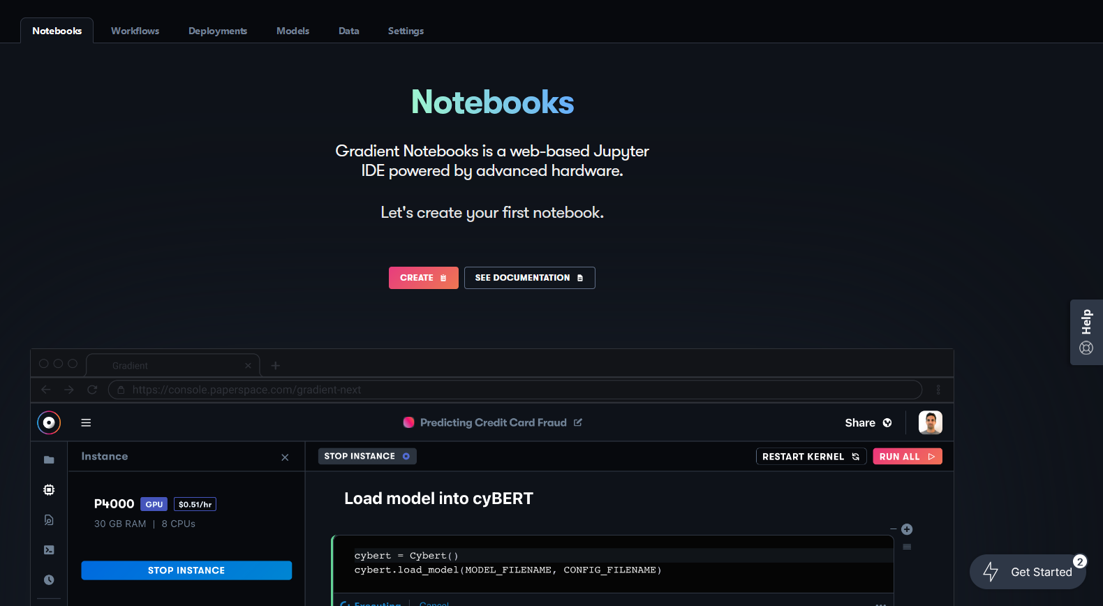 Getting started with IPUs on Paperspace